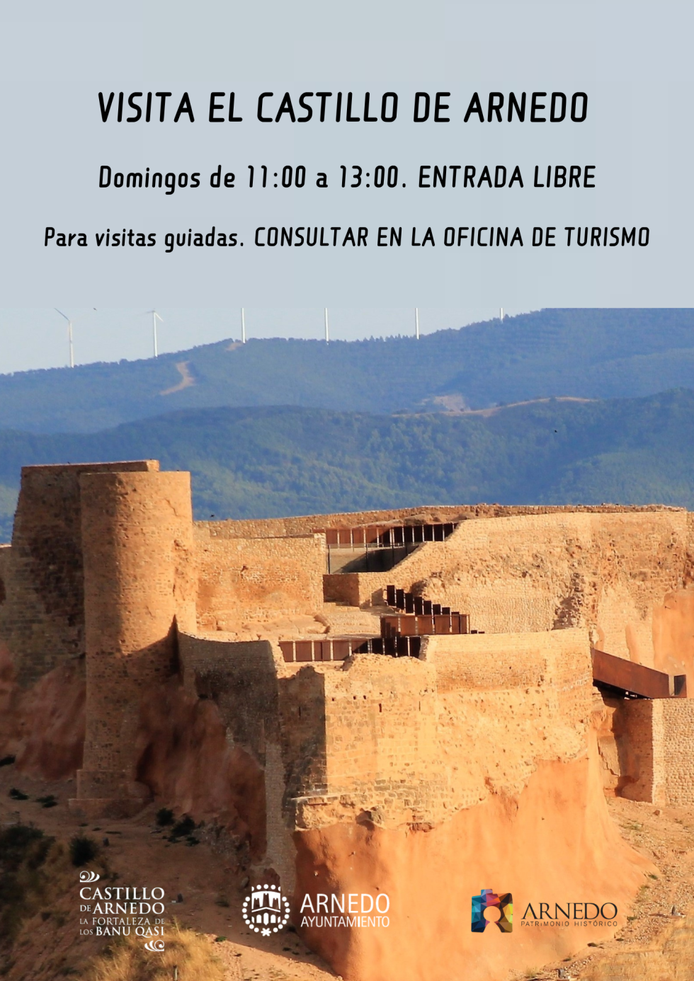 VISITA LIBRE DEL CASTILLO DE ARNEDO - Ayuntamiento de Arnedo - Arnedo.com